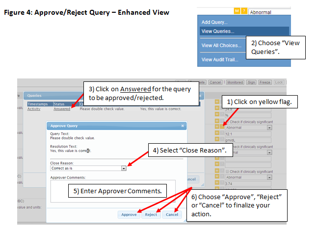 Approving/Rejecting Query Responses